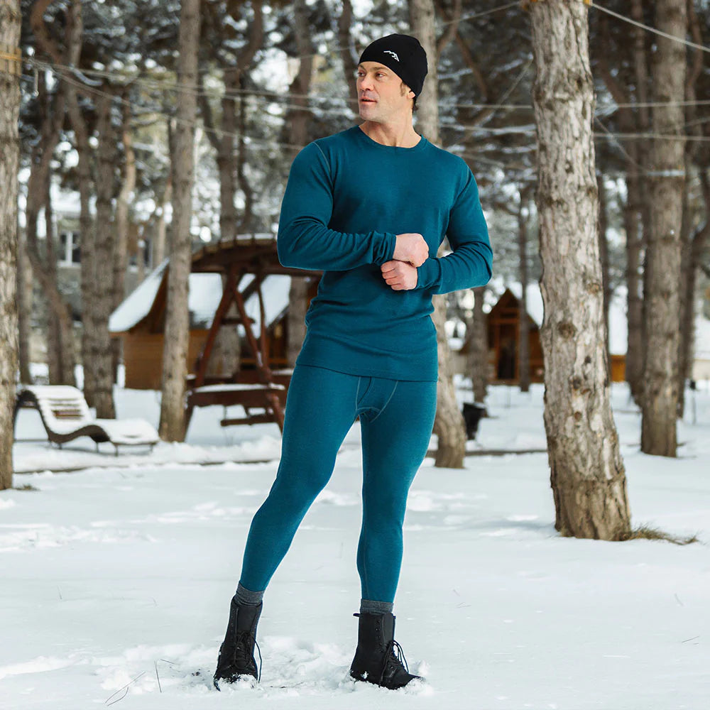 Men's Merino Wool Base Layer Sets for All-Season Performance ...